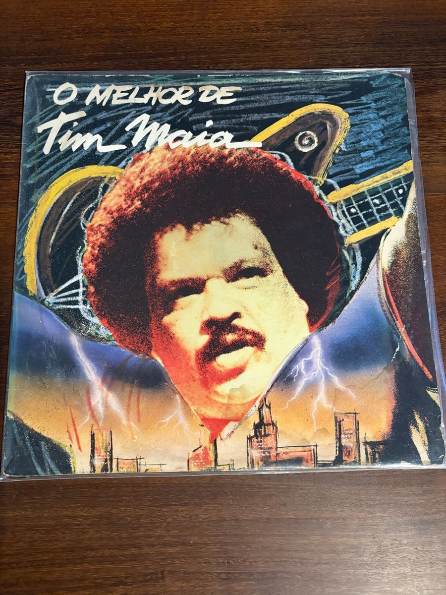 Lp Tim Maia - O Melhor de Tim Maia (1989) | Item de Música Polygram ...
