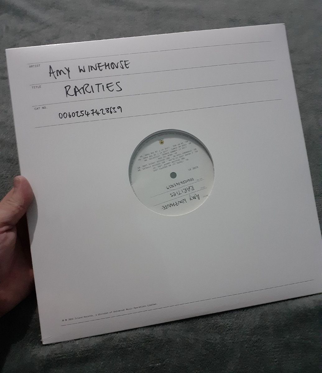 Lp Vinil Amy Winehouse Rarities | Produto Masculino Amy Winehouse Nunca ...