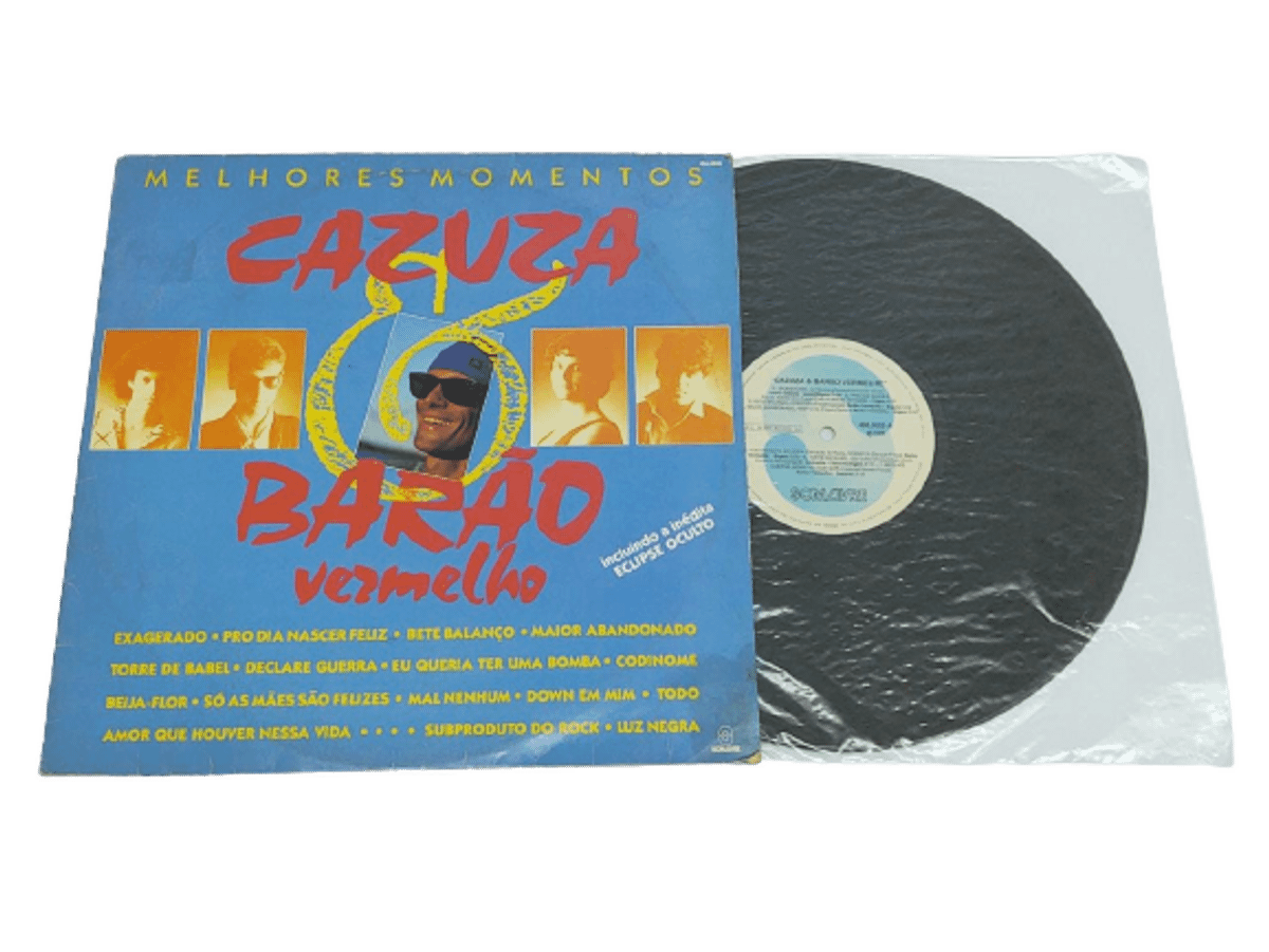 Lp Vinil Cazuza E Barão Vermelho Item De Música Vinil Usado 82060826