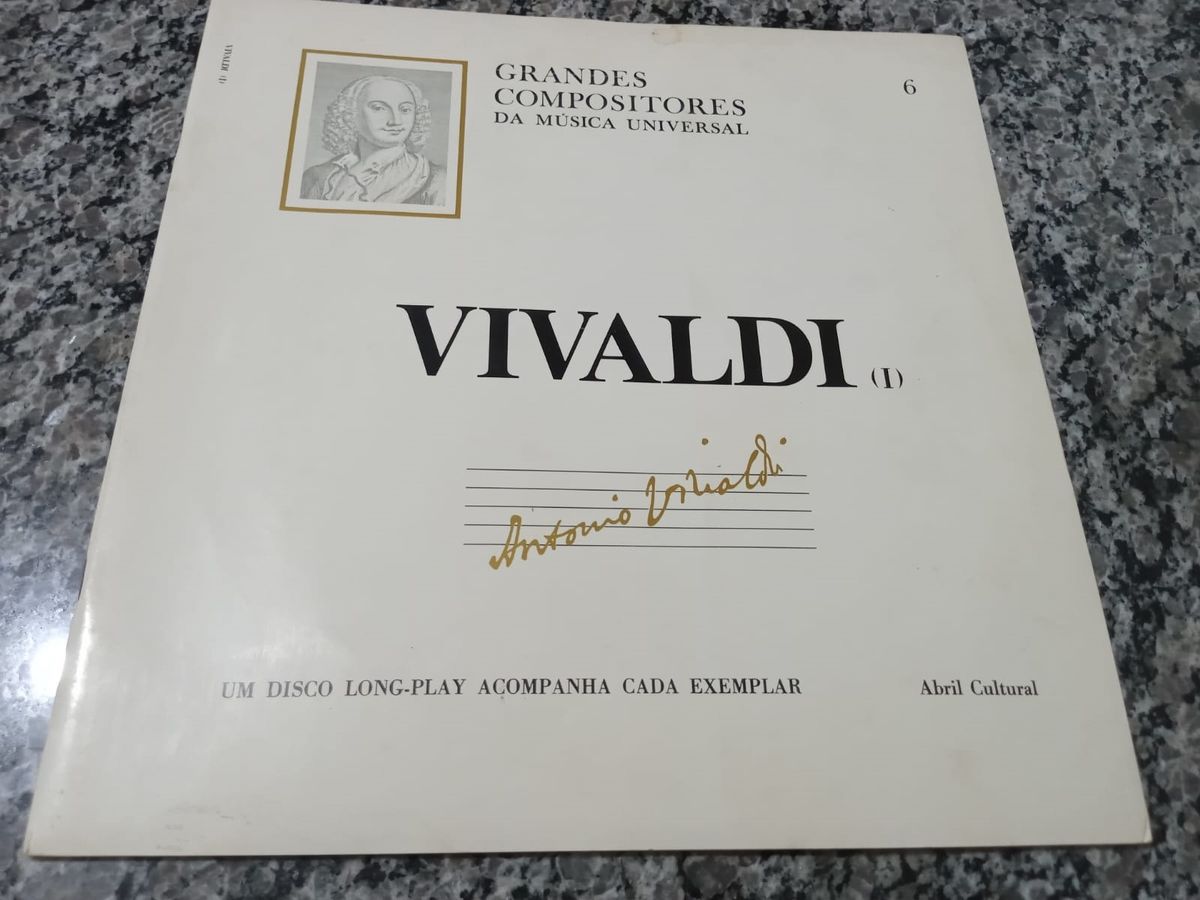 Lp Vinil Coleção Grandes Compositores Vivaldi (1) Abril | Item de ...