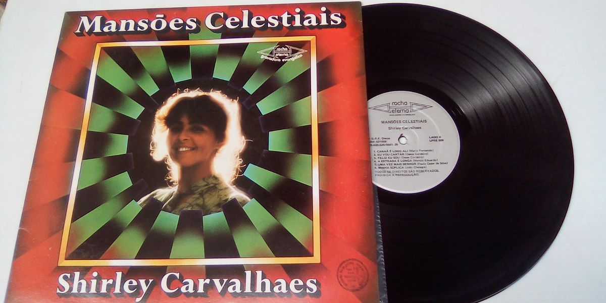 Lp Vinil Evangélico - Mansões Celestiais - Shirley Carvalhaes Rocha ...