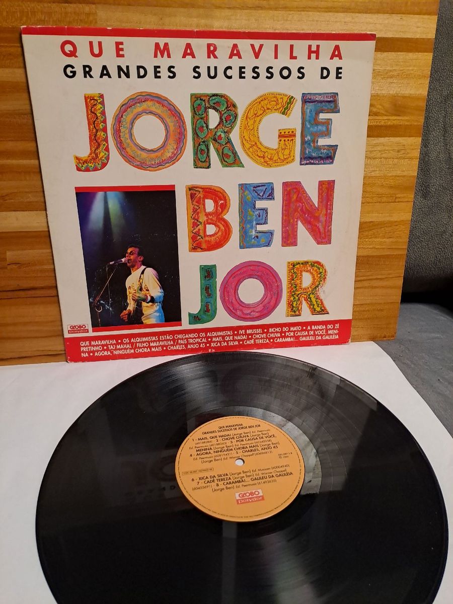 Lp Vinil Jorge Ben Jor - Que Maravilha Grandes Sucessos | Item de ...