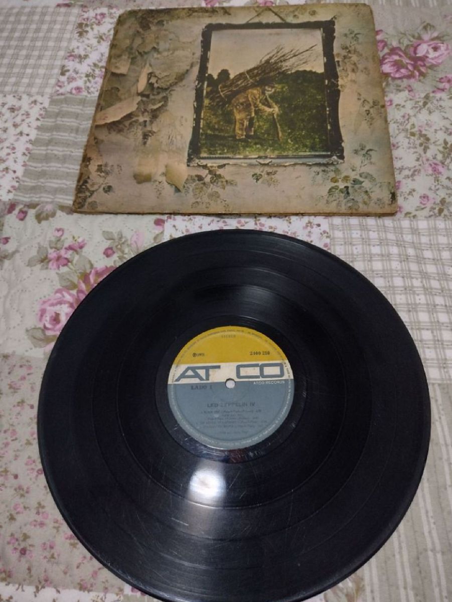 Lp Vinil - Led Zeppelin Lv - 1971 | Item de Música Led Zeppelin Usado ...