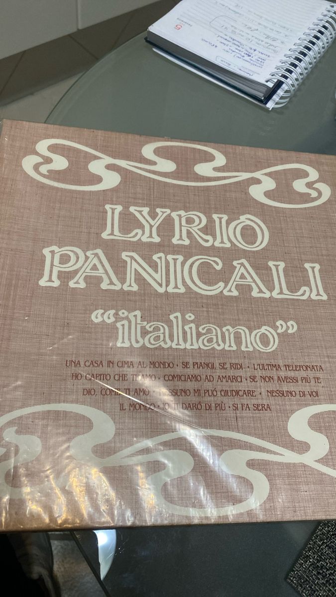 Lp Vinil: Lyrio Panicali Italiano | Produto Vintage e Retro Usado ...