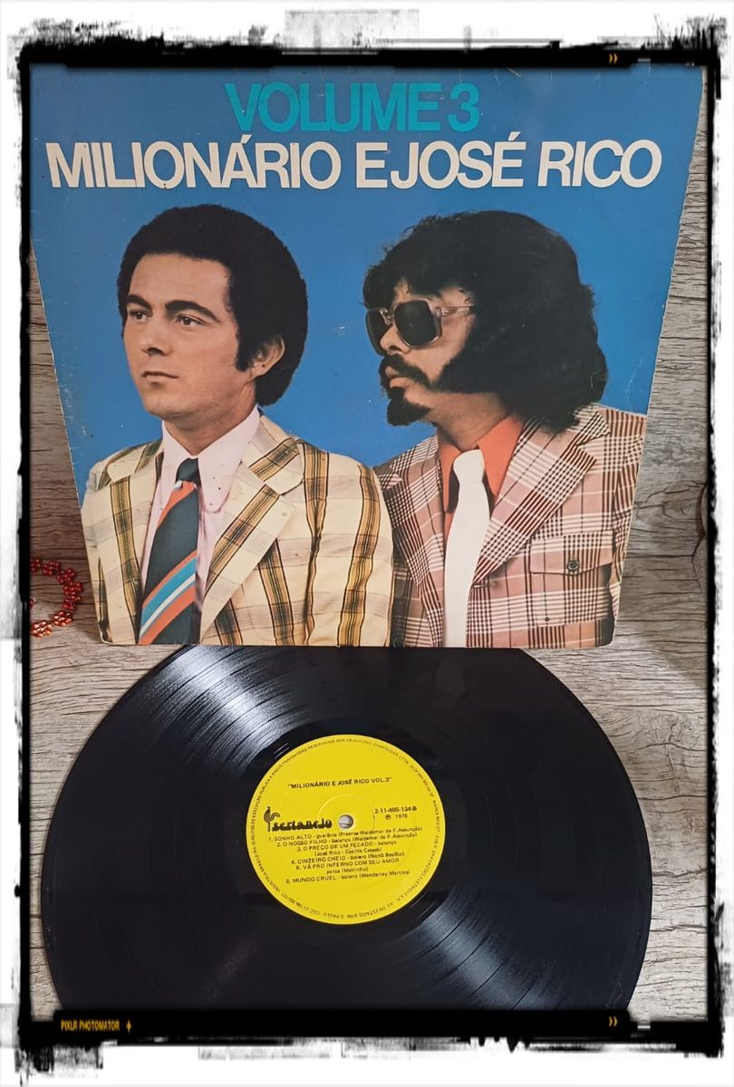 Lp Vinil: Milionário e José Rico - Volume 03 | Item de Música Usado ...