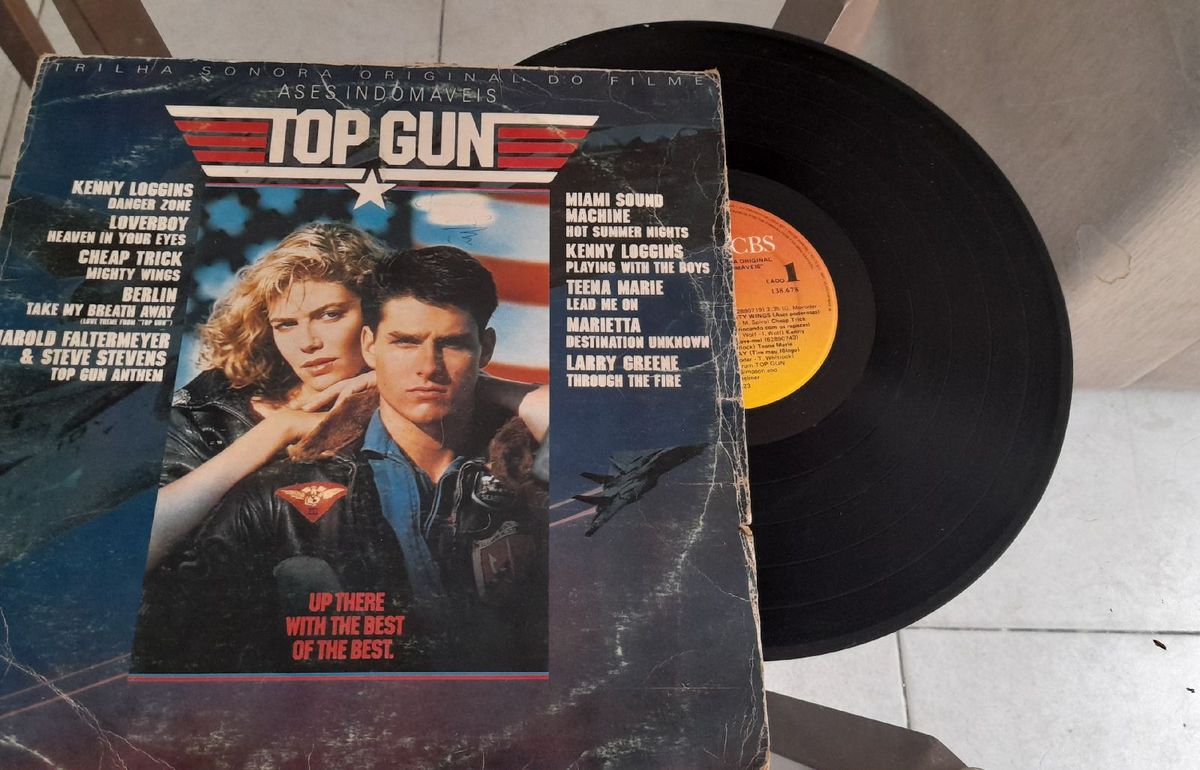Lp Vinil Top Gun Clássico Vintage. | Item de Música Usado 59366339 | enjoei