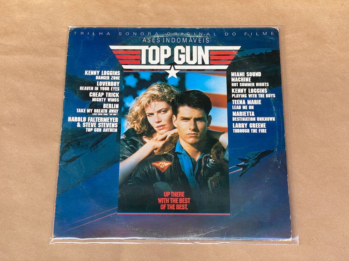 Lp Vinil Top Gun Trilha Sonora Original do Filme "ases Indomáveis ...
