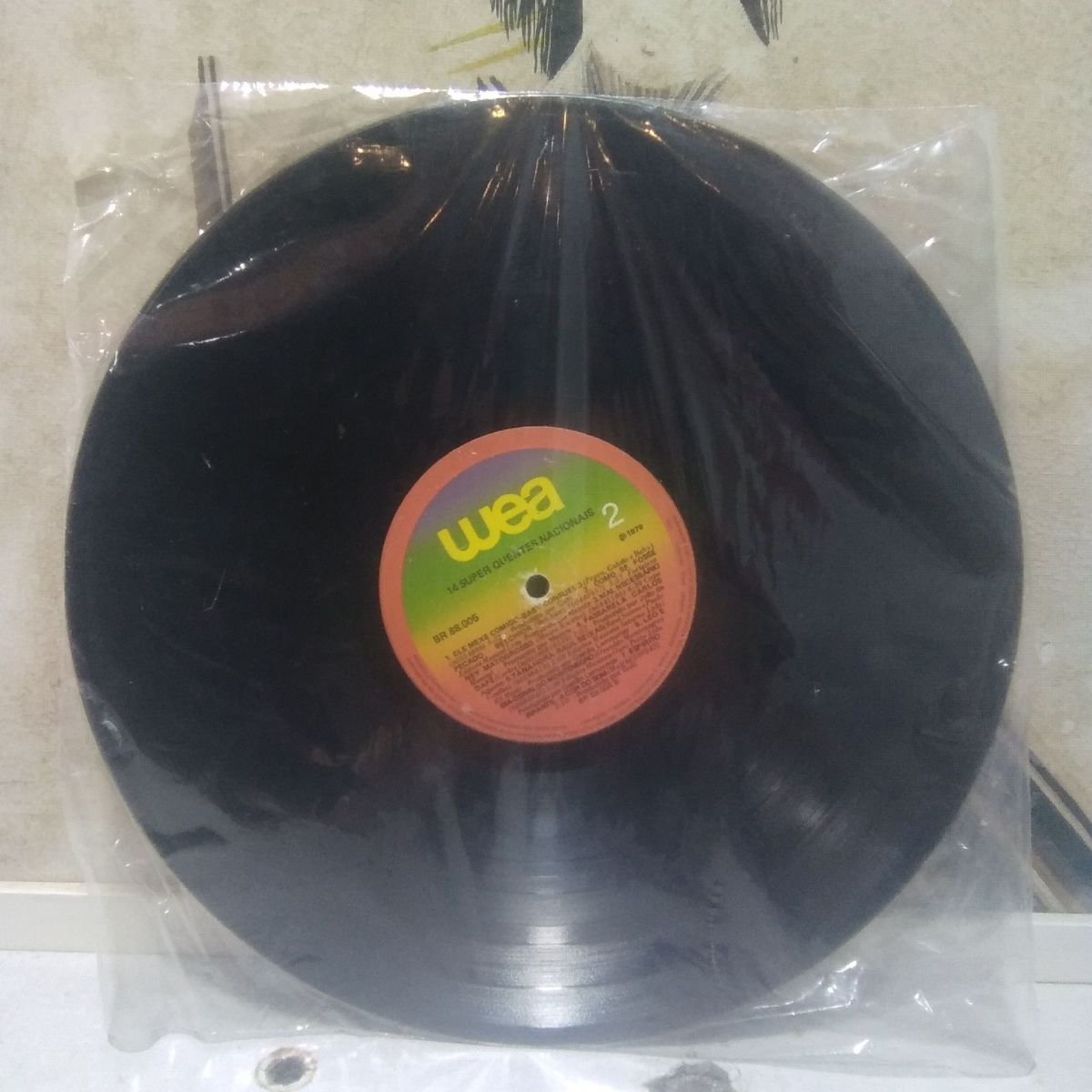 Lp Wea 14 Super Quentes Nacionais(sem Capa) | Produto Vintage e Retro ...