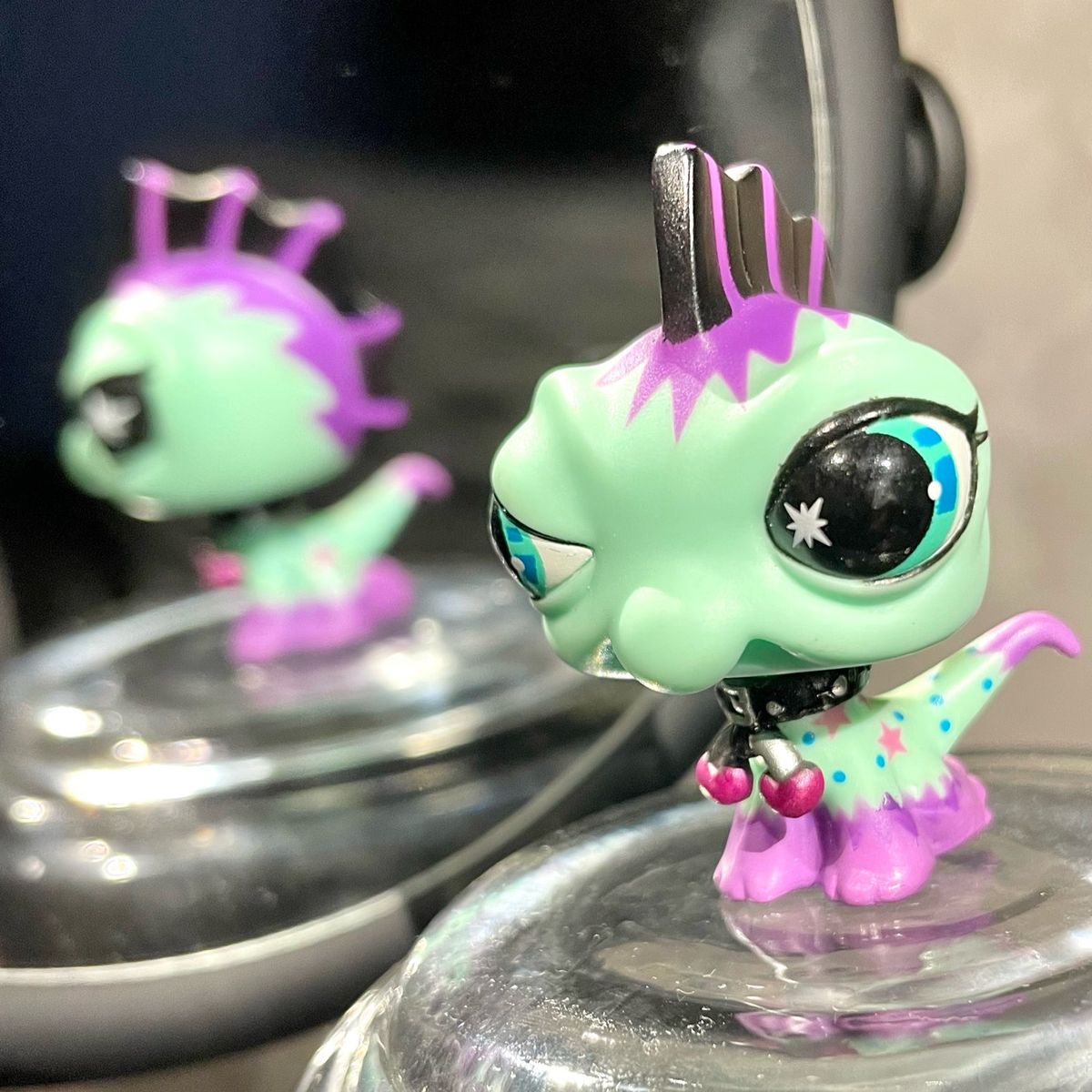 Lps Edição Limitada Littlest Pet Shop Punkiest Series Iguana Punk 64053 ...