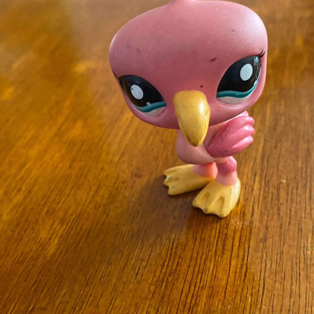 Lps Little Pet Shop Flamingo Rosa Colecionador | Brinquedo Hasbro Usado ...
