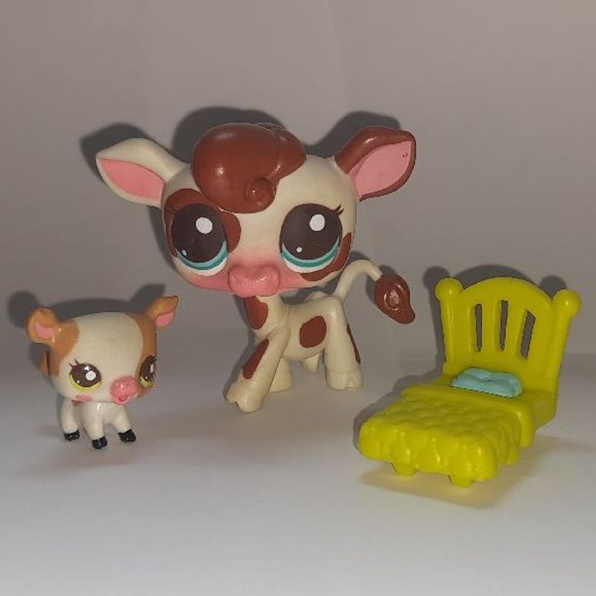 Lps Littlest Pet Shop Mãe e Filho Vaca | Brinquedo para Bebês Hasbro ...