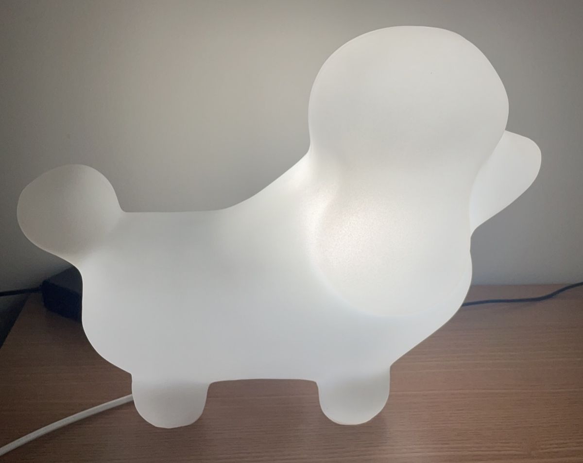 Luminária 3d Poodle | Item de Decoração Usare Nunca Usado 58531470 | enjoei