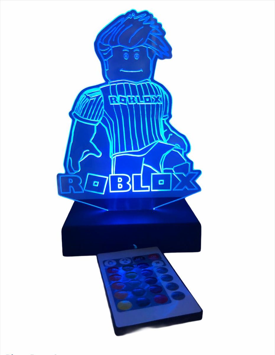 Luminária / Abajur de Led Roblox | Item de Decoração Iluminous ...