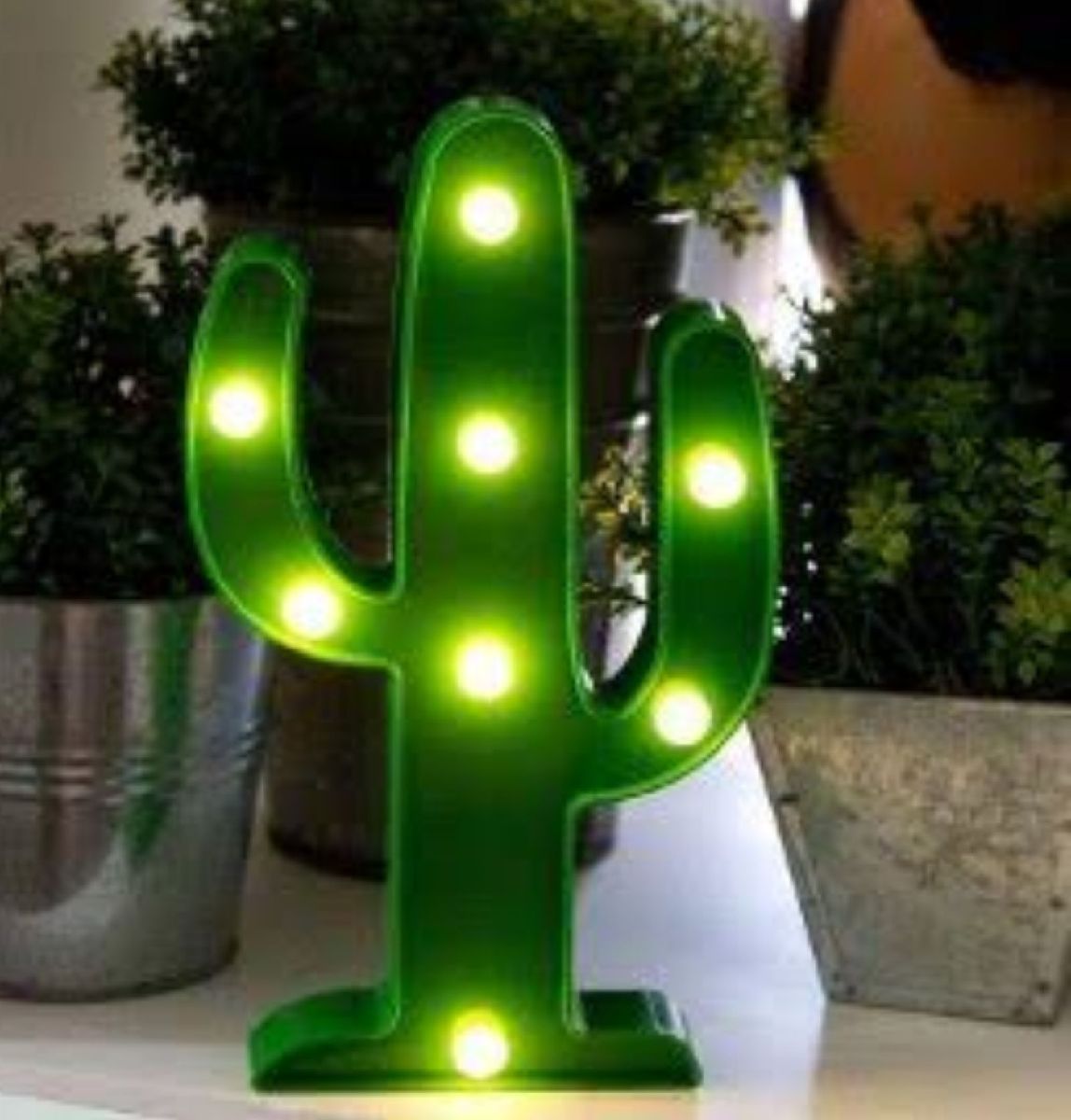 Luminária Cacto Led | Item de Decoração Nunca Usado 36162599 | enjoei