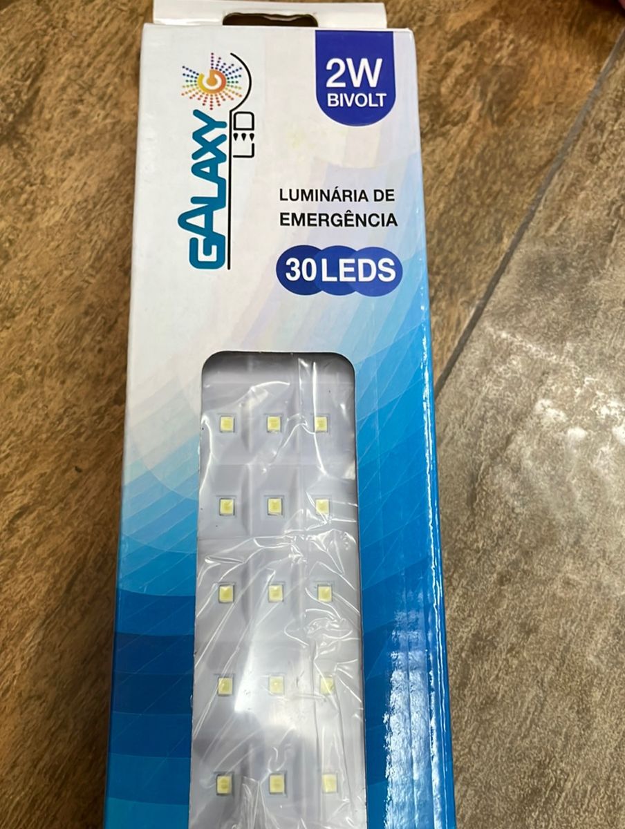 Luminária de Emergência 30leds | Móvel p/ Iluminação Galaxy Led Usado ...