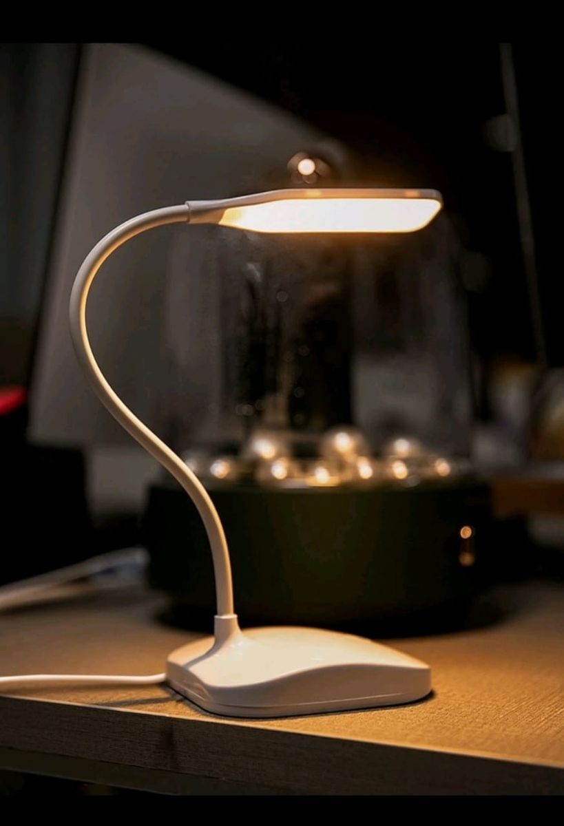 Luminária Mini Abajur de Mesa Dobrável Flexível (unidade) | Móvel p ...