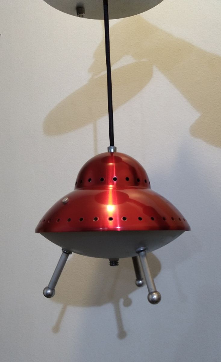 Lustre Disco Voador | Produto Vintage e Retro Usado 56792865 | enjoei