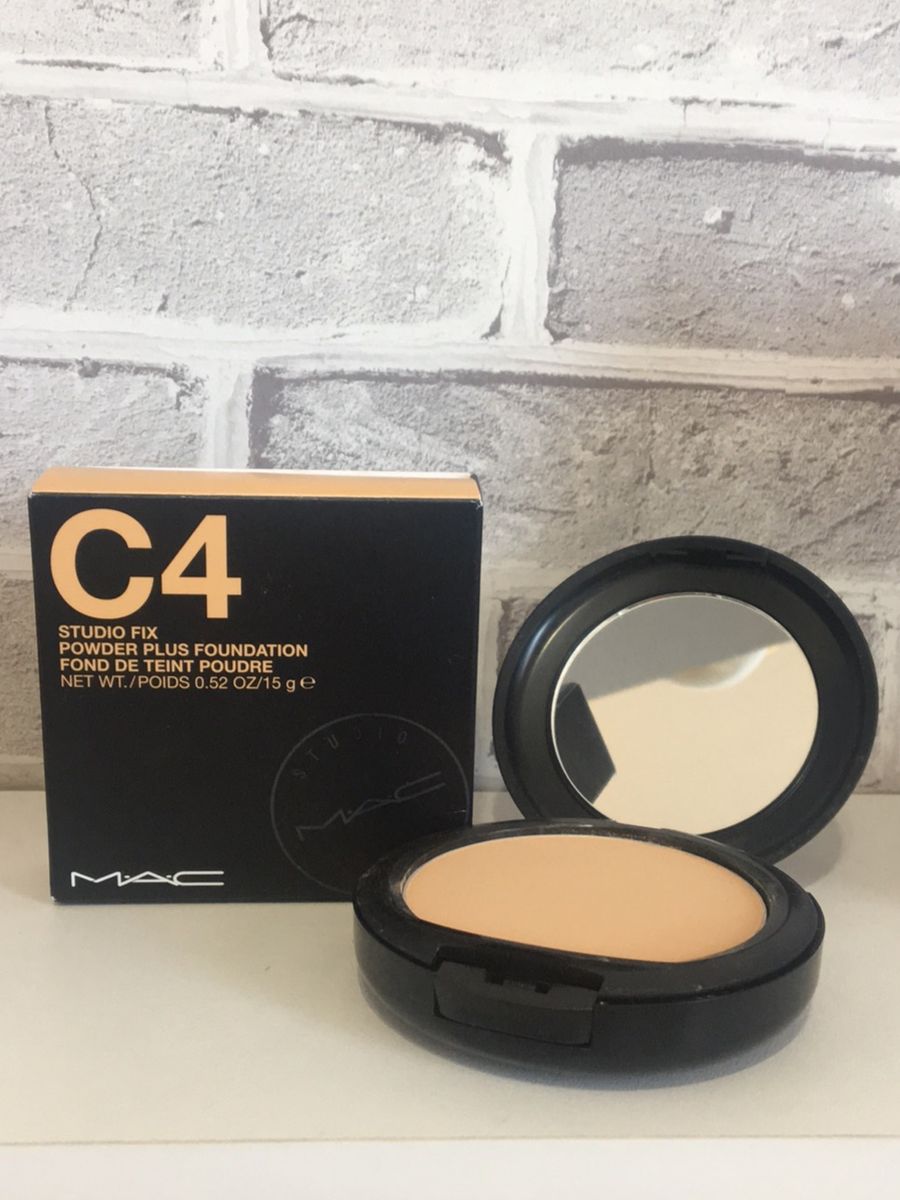 Mac Studio Fix Powder Plus Fondation C4 | Maquiagem Feminina Mac Usado ...