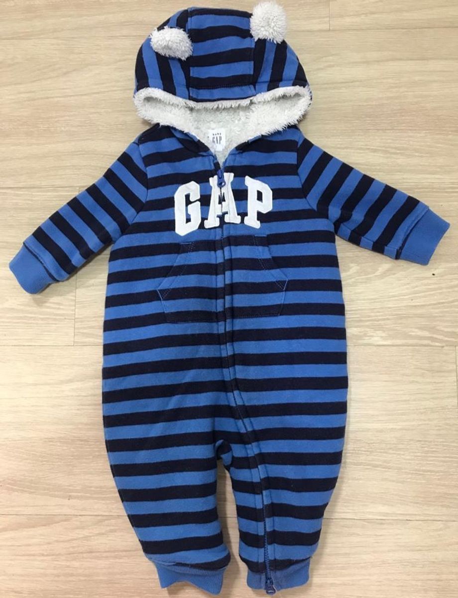 Macacão Baby Gap 3-6 Meses, Todo Forrado, Super Quente, Maravilhoso! | Roupa Infantil para Bebê ...
