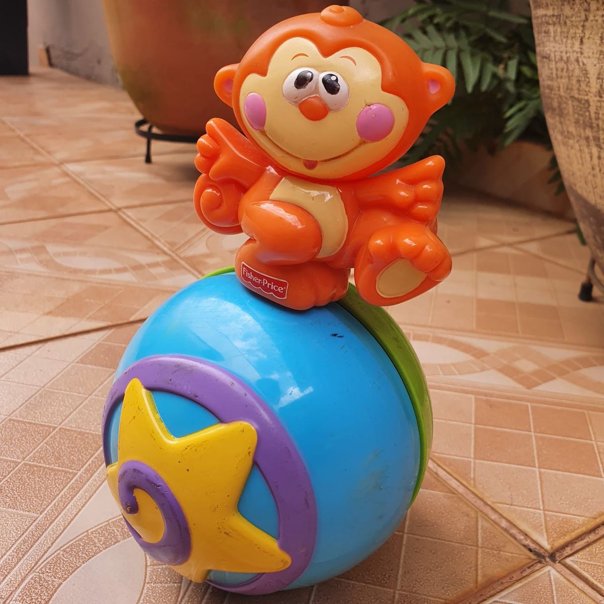 Macaco Brincalhão Fisher Price Go Baby Go | Brinquedo para Bebês Fisher ...