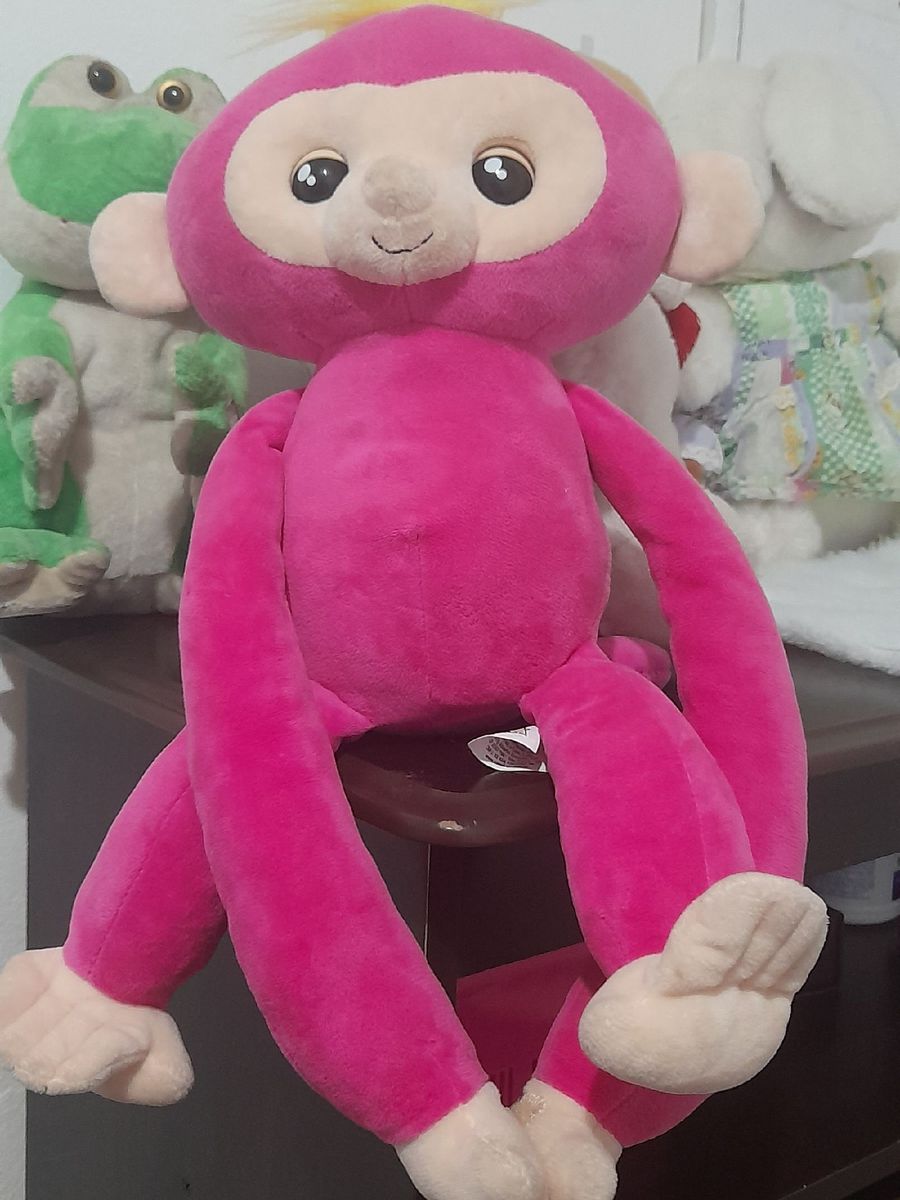 Macaco Rosa | Pelúcia Fingerlings Usado 68698997 | enjoei