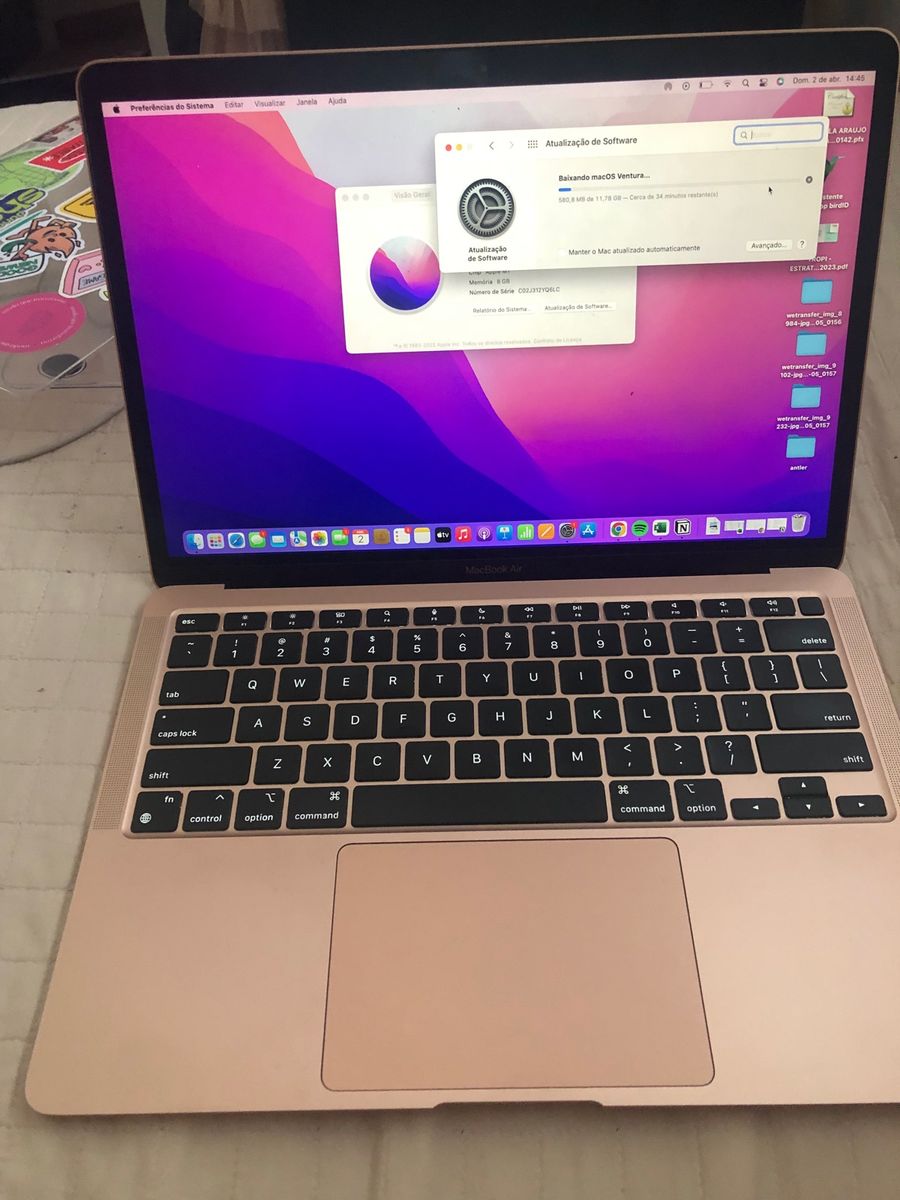 Macbook Air 2020 M1 Seminovo - Rose Gold | Computador Notebook Apple Usado 84459760 | enjoei