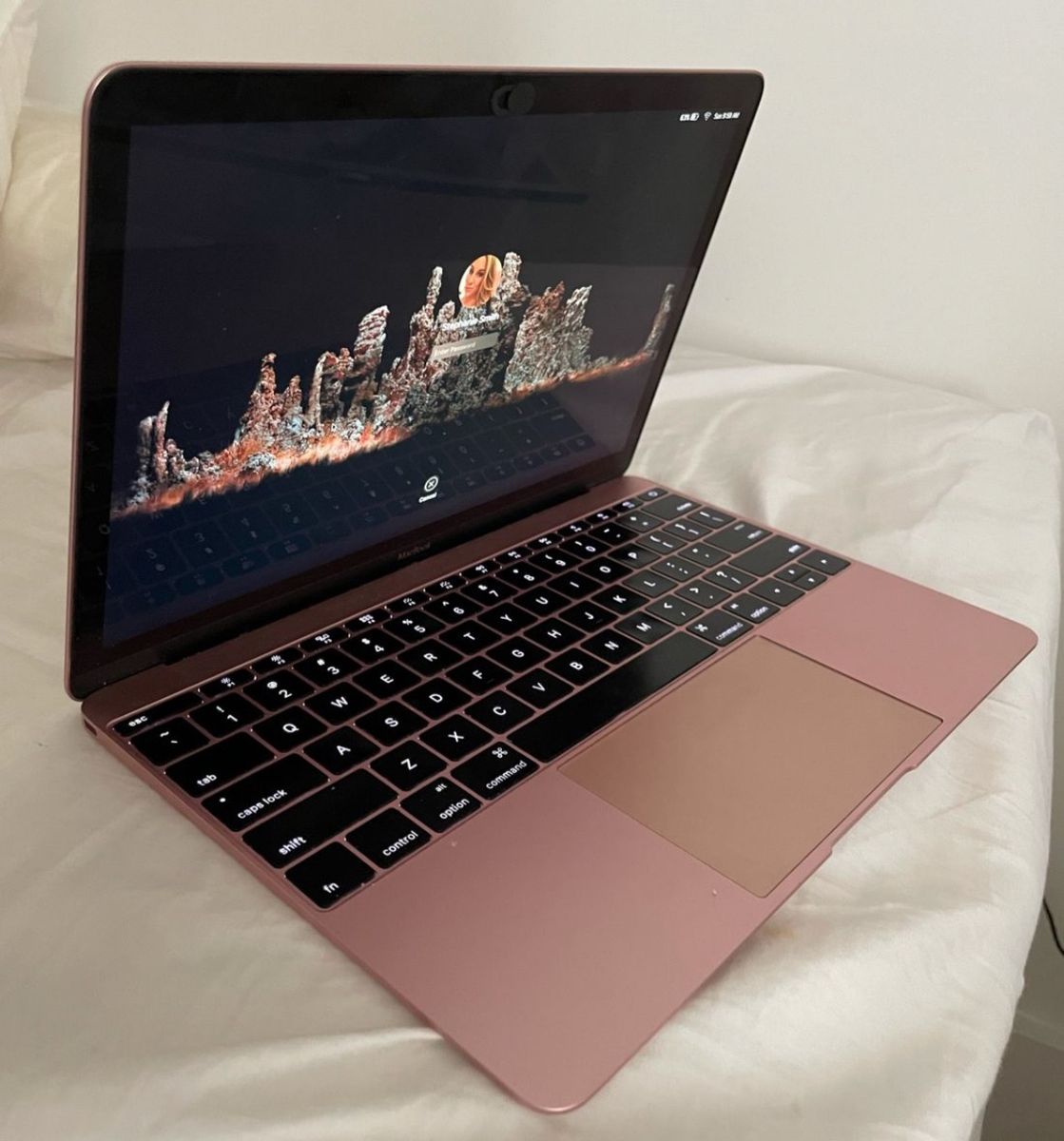 Macbook Rosa em Ótimo Estado 256gb 8gb de Memória Ram, Tela de Retina ...