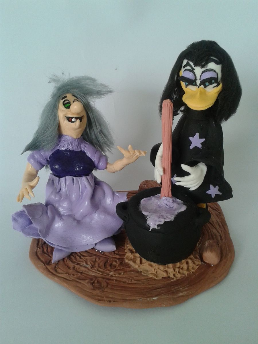 Maga Patalógica e Madame Mim | Item de Decoração Ateliê Bruxa Da ...