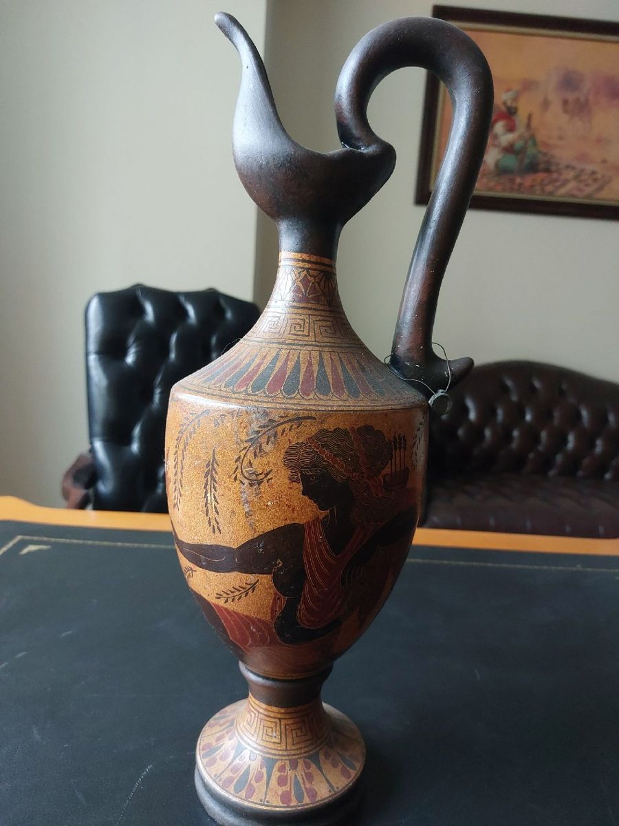 Magnífica Ânfora Grega Deusa Artemis | Móvel de Antiquário Usado 80256397 | enjoei
