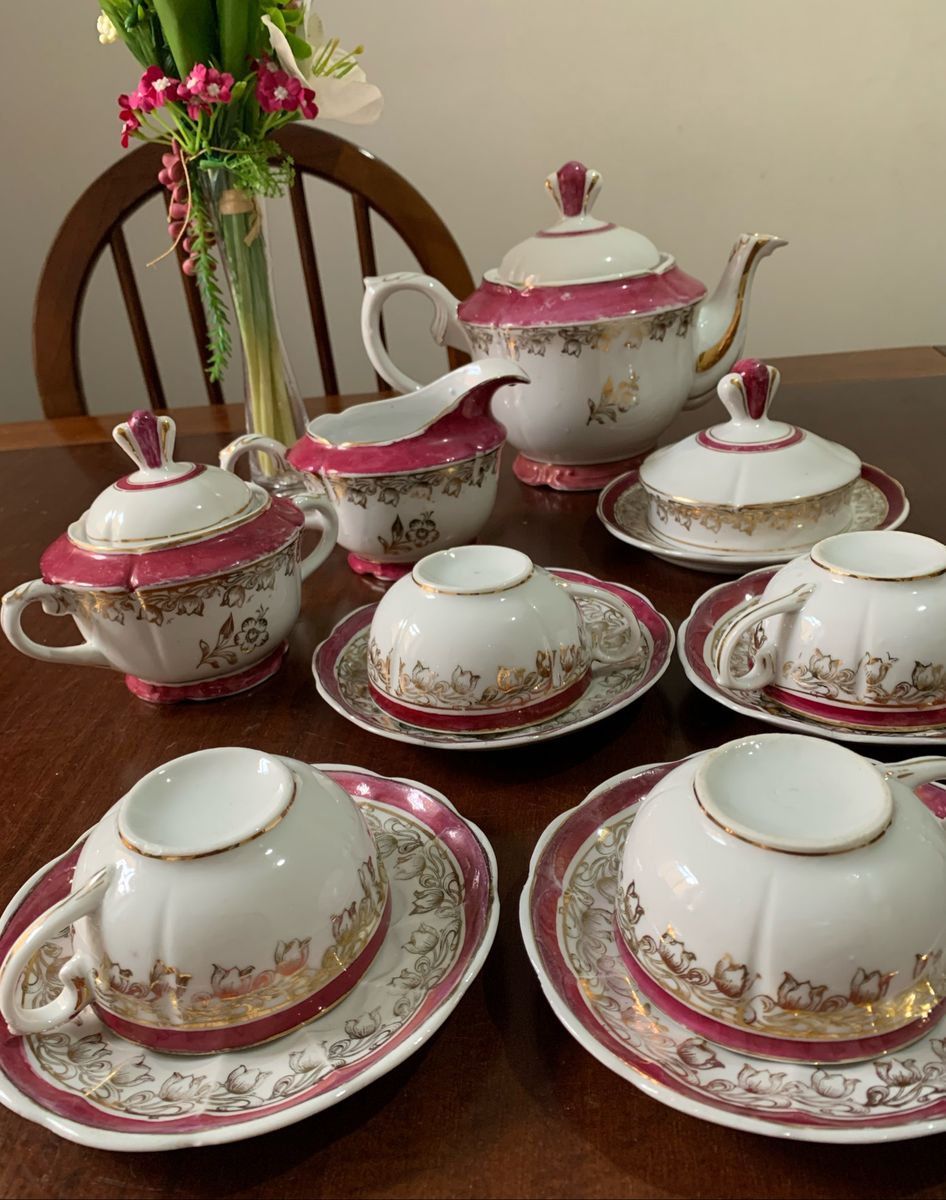 Magnífico Aparelho de Chá | Móvel de Antiquário Usado 69218199 | enjoei