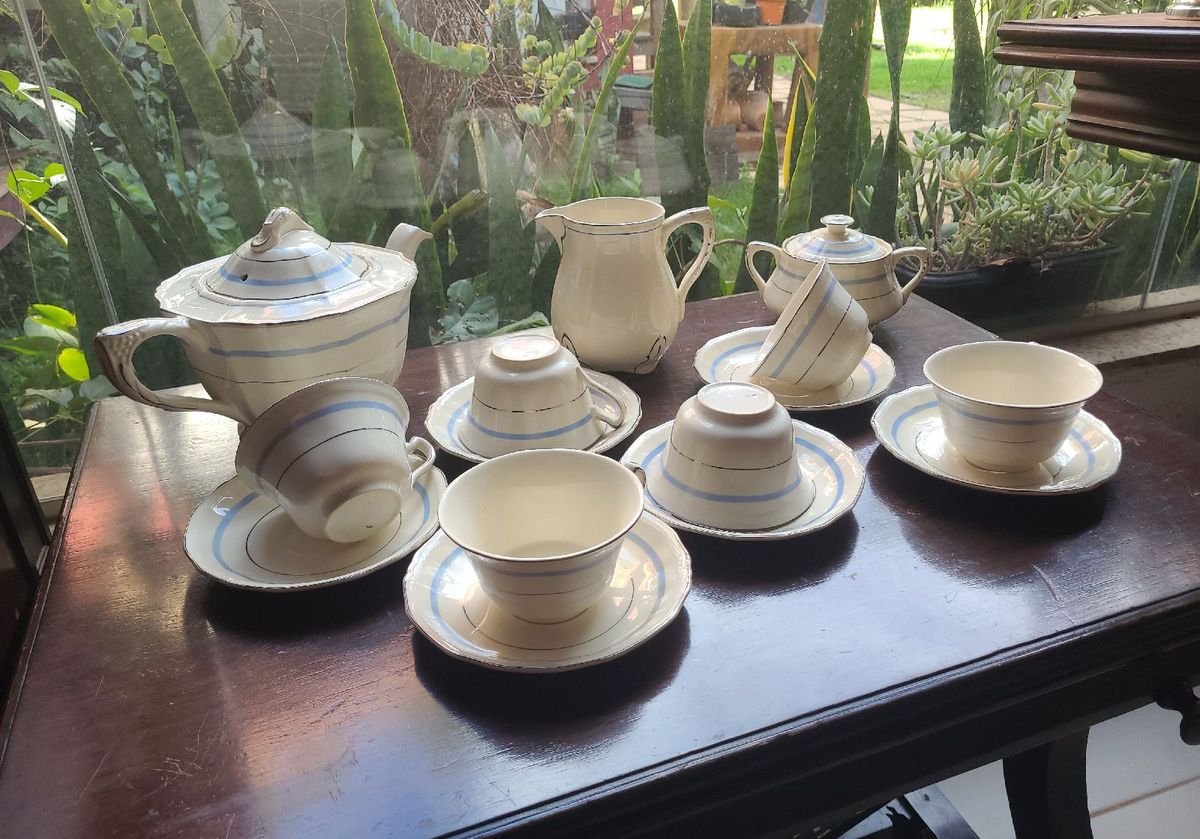 Magnífico Conjunto para Chá em Porcelana Inglesa Raridade! | Móvel de ...