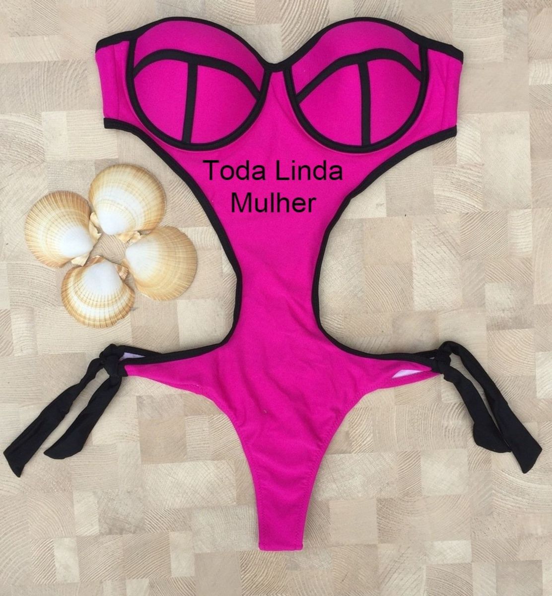 Maiô 3d Bicolor | Moda Praia Feminina Nunca Usado 14677418 | enjoei