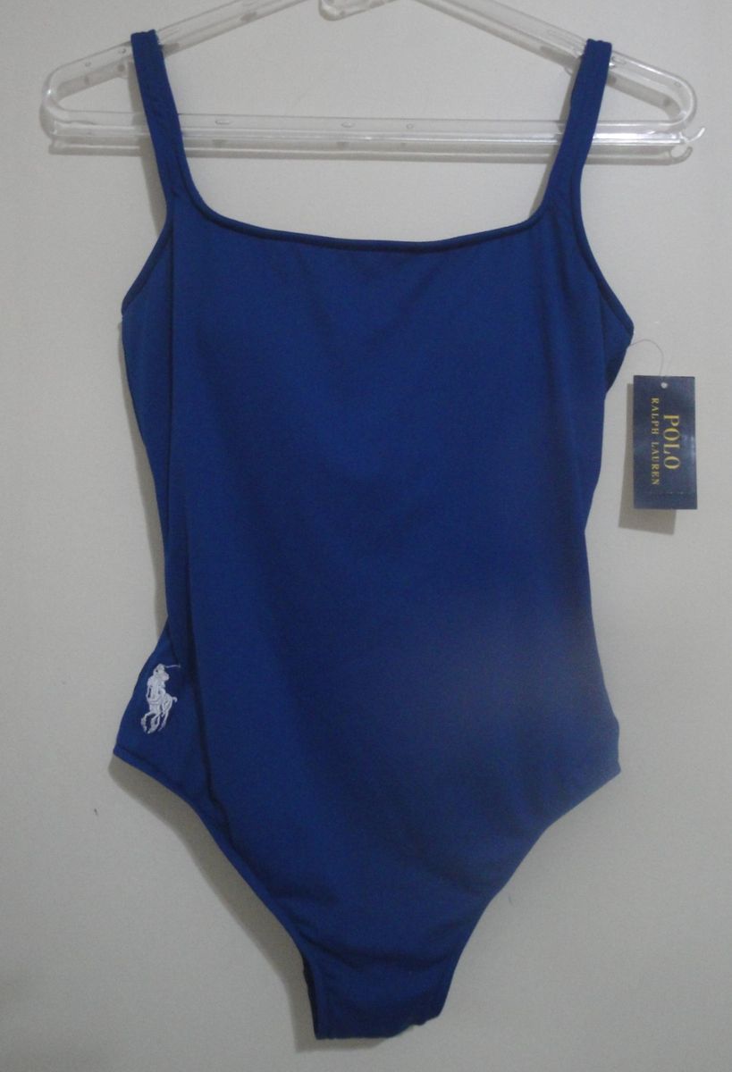 Maiô Azul Marinho Polo Ralph Lauren S (p) com Etiqueta | Moda Praia ...