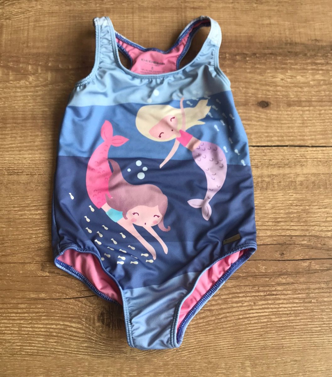 Maiô Dedeka Sereia | Roupa Infantil para Menina Dedeka Usado 82098988 ...