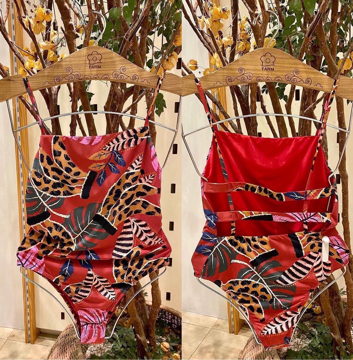 Maio Farm Bananas Bordadas | Moda Praia Feminina Farm Nunca Usado ...