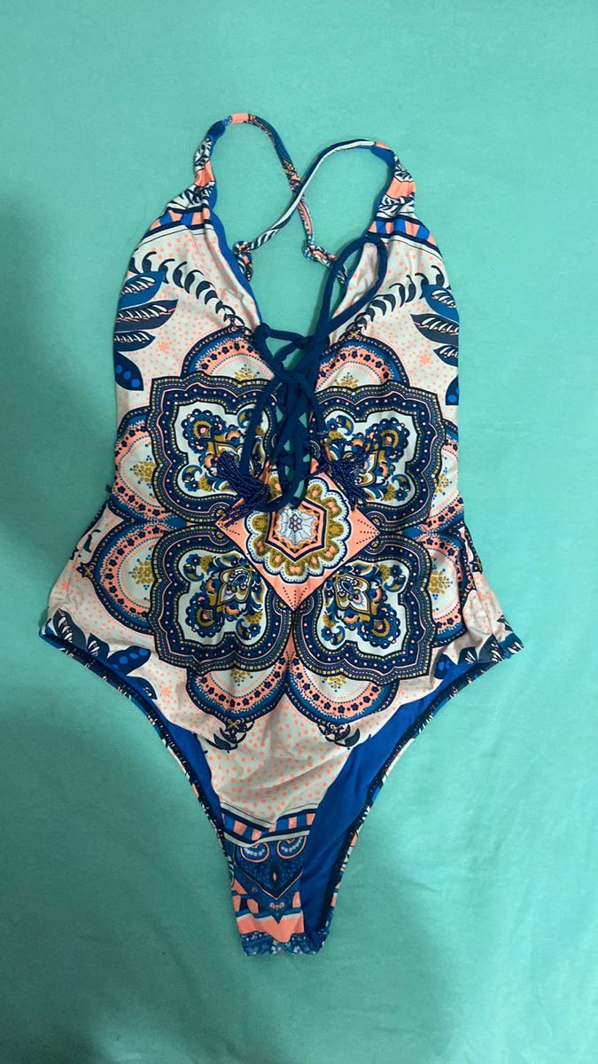 Maiô Farm Novo | Moda Praia Feminina Farm Nunca Usado 91595436 | enjoei