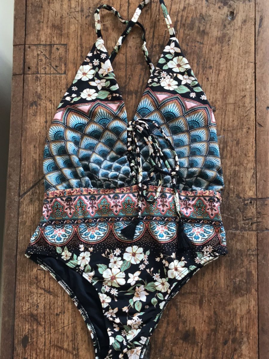 Maiô Farm Novo | Moda Praia Feminina Farm Nunca Usado 36037150 | enjoei