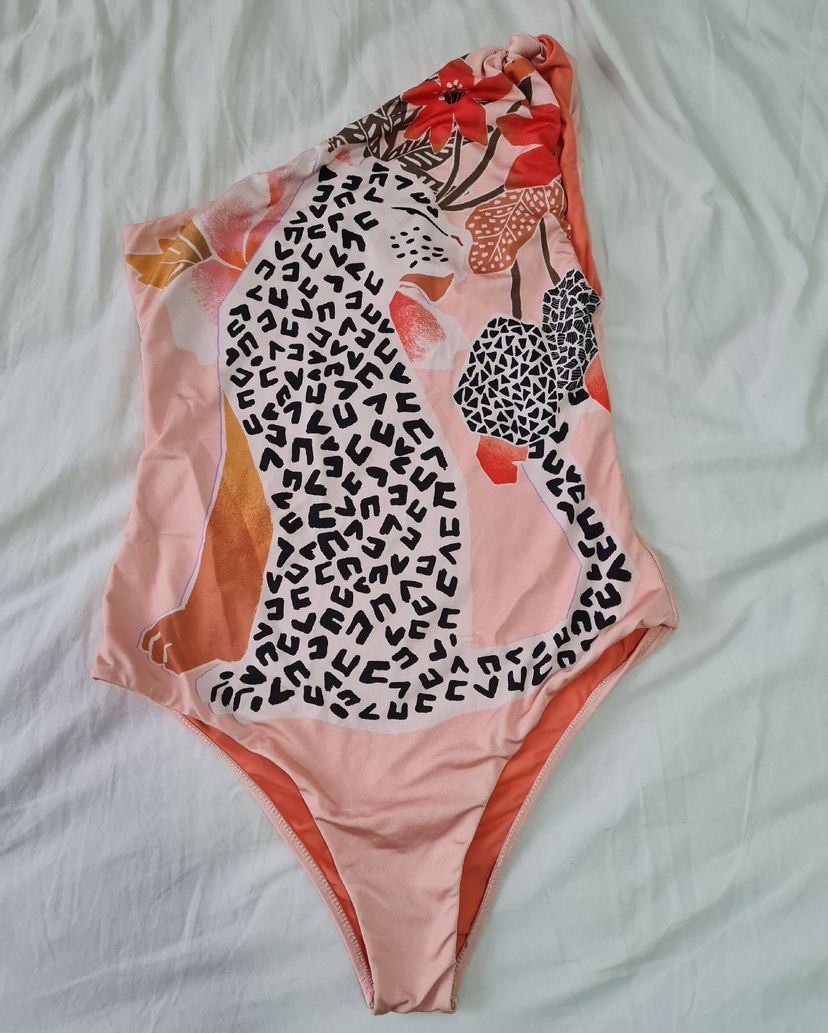 Maiô Farm Onça | Moda Praia Feminina Farm Usado 69947219 | enjoei