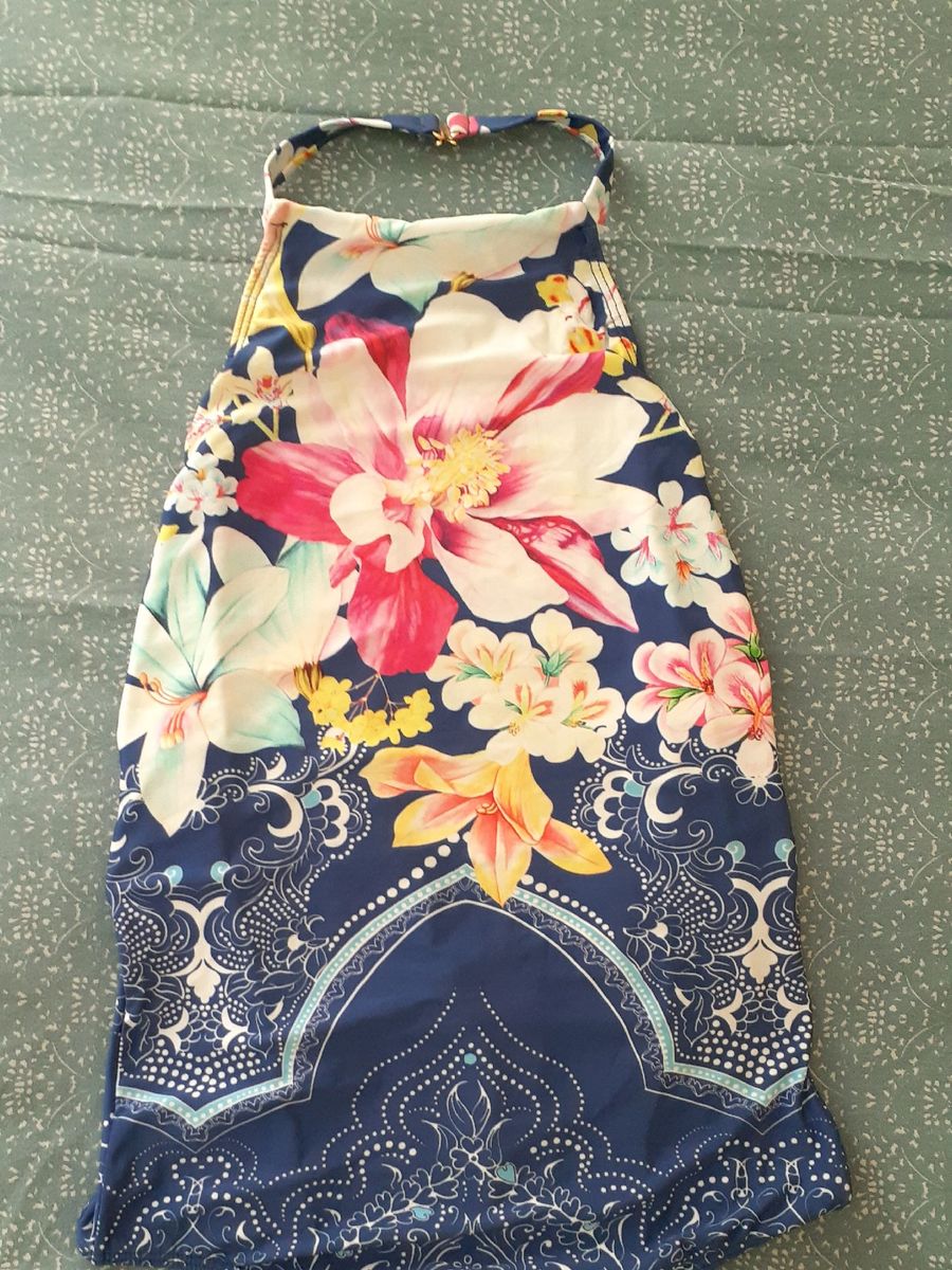 Maiô Farm Usado. Poliéster, Tamanho M | Moda Praia Feminina Farm Usado ...