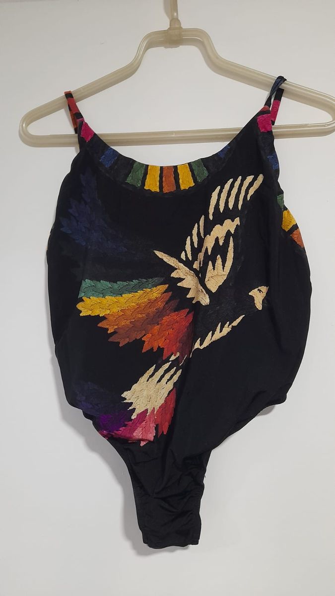 Maio Farm Voo Colorido | Moda Praia Feminina Farm Usado 79045523 | enjoei