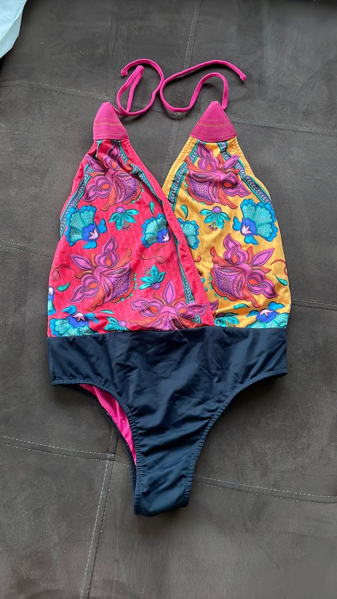 Maiô Frente Única - Lua Luá | Moda Praia Feminina Lua Luá Usado 84986497 | enjoei