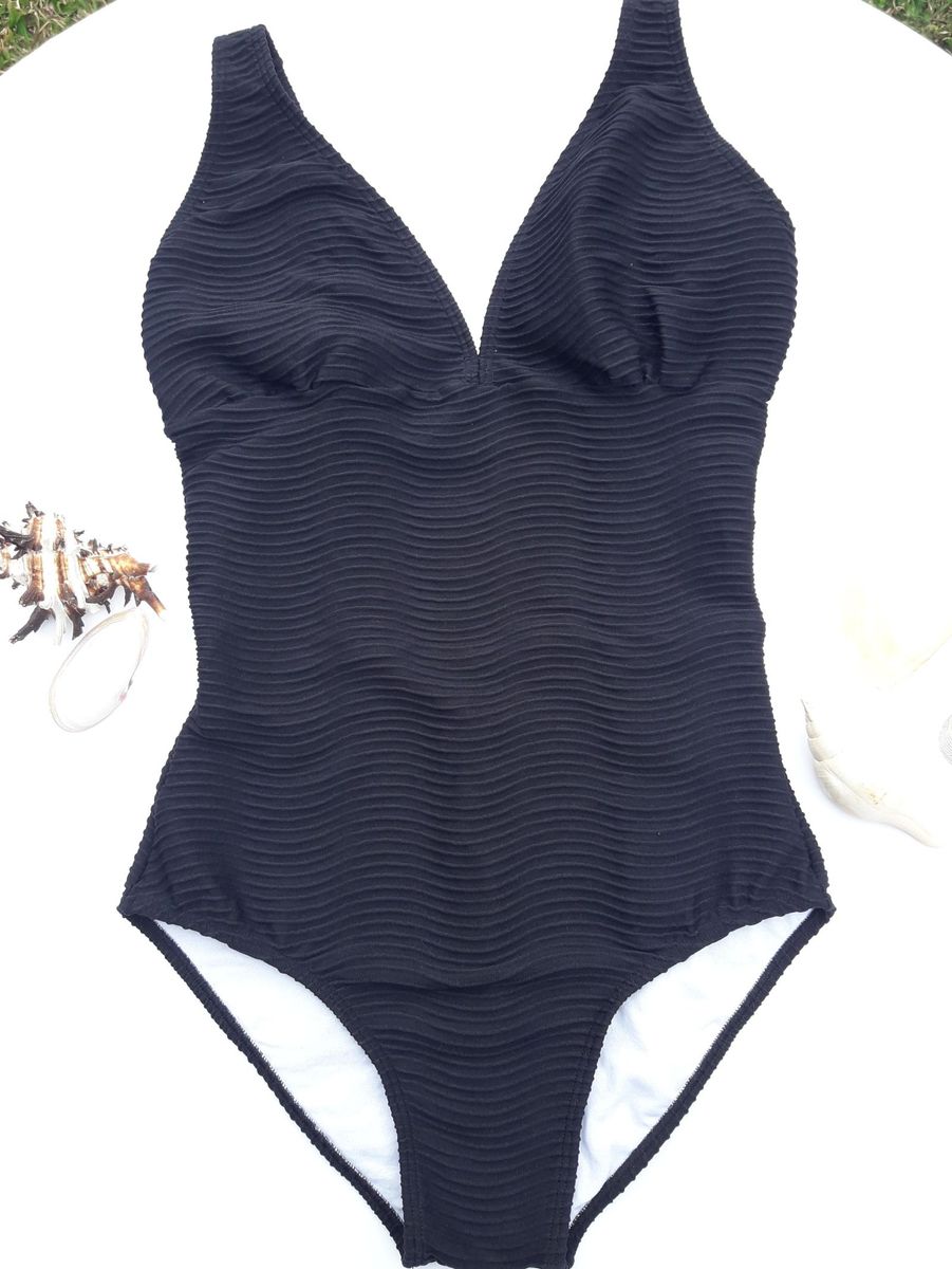 Maiô Preto para Arrasar | Moda Praia Feminina Water Melon Nunca Usado ...