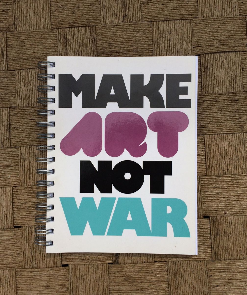 Make Art, Not War | Item de Papelaria Fuss Brasil Nunca Usado 13770100 ...