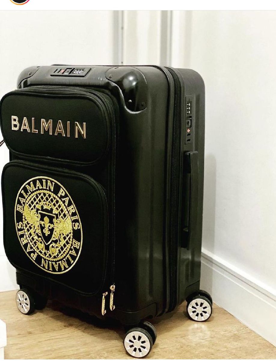 Mala com Certificado de Autenticidade Nova | Mala Balmain Nunca Usado ...