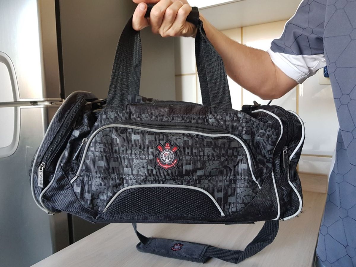 Mala Corinthians para Futebol Ou Viagem | Bolsa Masculina Corinthians ...