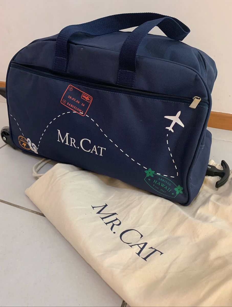 Mala de Mão Mr. Cat | Mala Mr Cat Usado 56018766 | enjoei