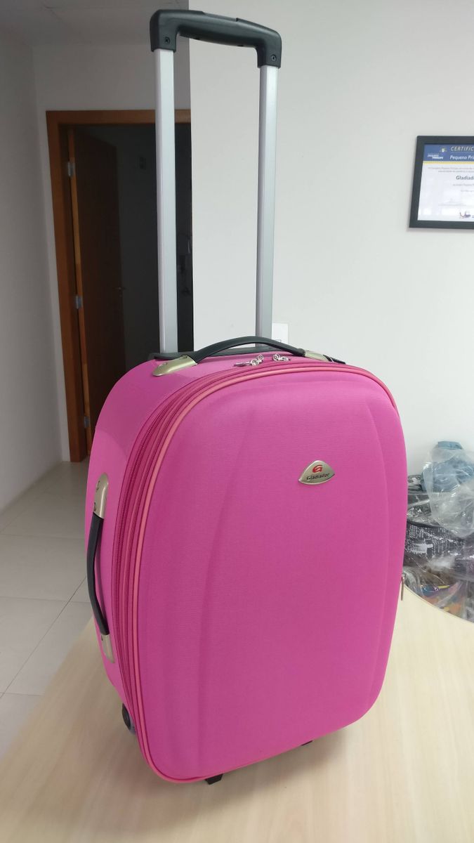 Mala de Viagem Pequena Rosa | Mala Gladiador Nunca Usado 40230686 | enjoei