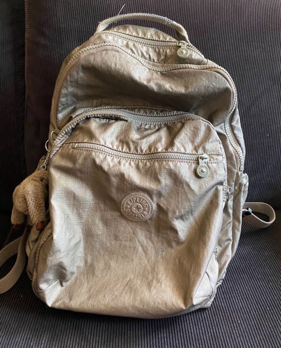 Mala Kipling Dourada | Carteira Feminina Kipling Usado 71083027 | enjoei