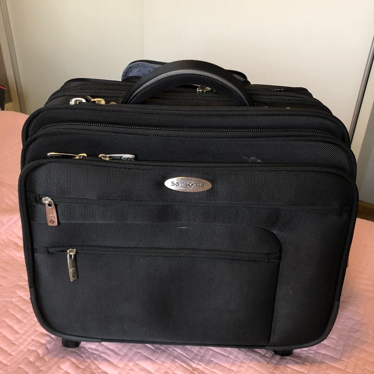 Mala/pasta com Rodinhas Samsonite | Bolsa Masculina Samsonite Usado ...