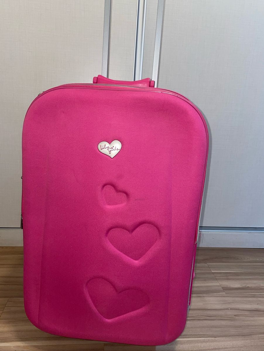 Mala Rosa Grande | Produto Feminino Lilly Girls Usado 72315706 | enjoei